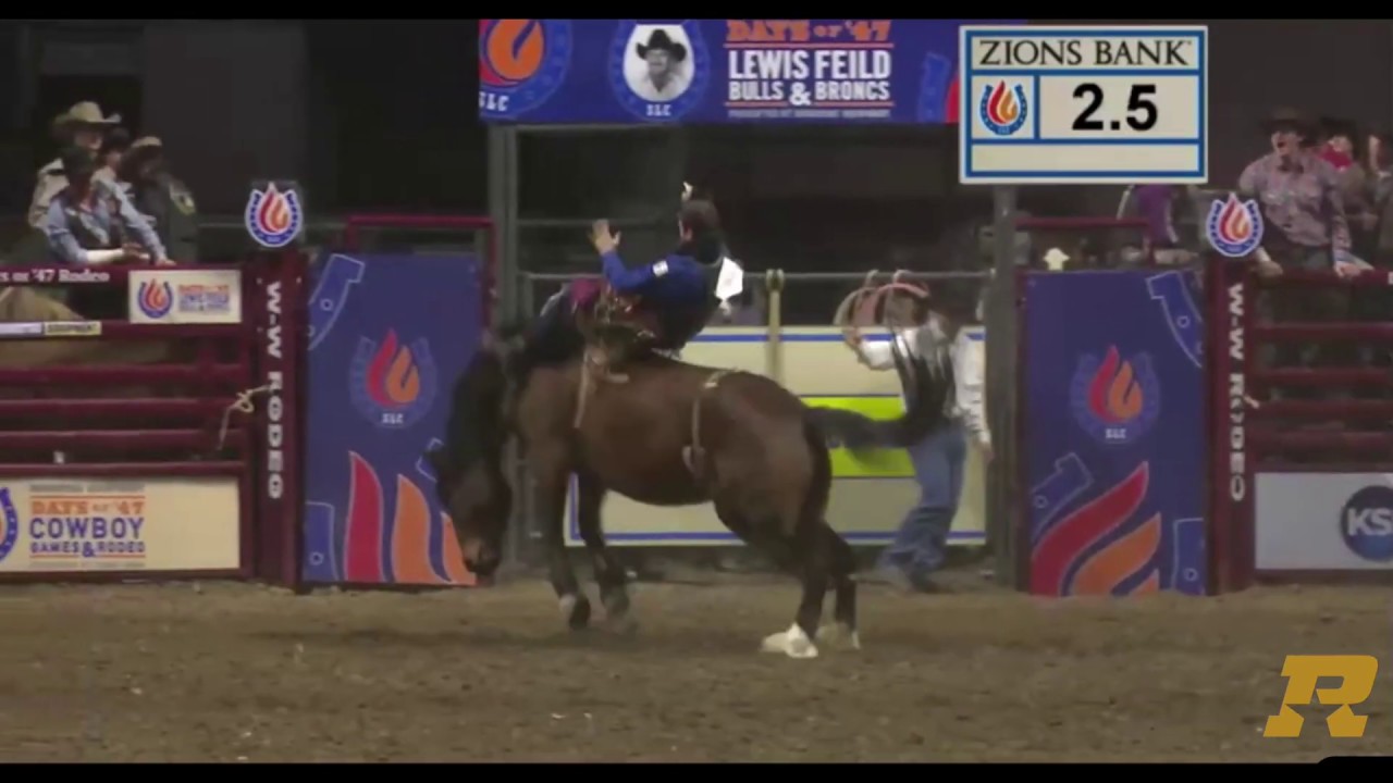Caleb Bennett at the Lewis Feild Bulls & Broncs - YouTube