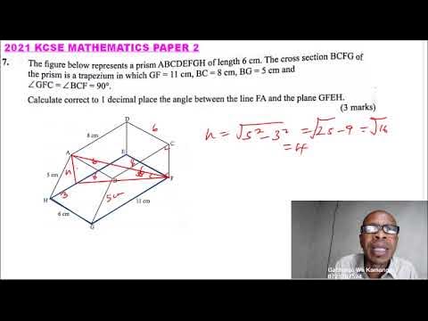 2021 KCSE MATHEMATICS PAPER 2 QUESTION 7 - YouTube
