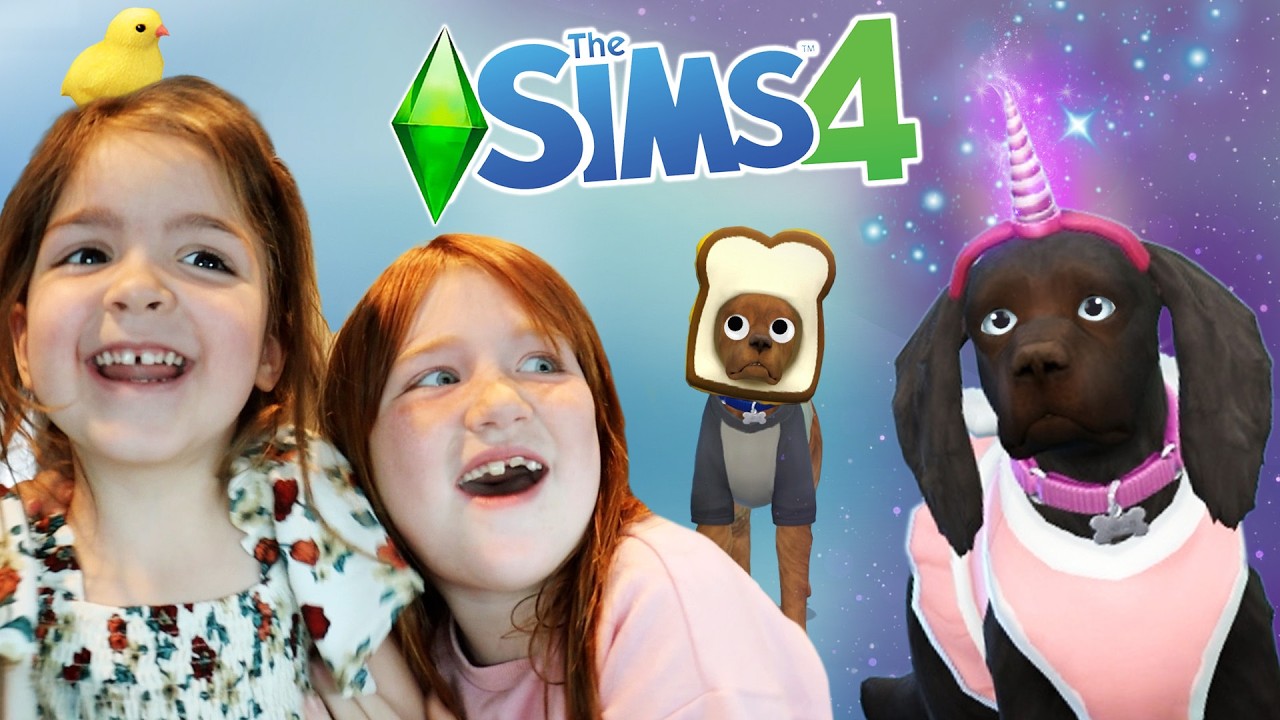 MiLKiNG A COW!! Adley and Navey make a FARM FAMiLY! new Sims 4 ...
