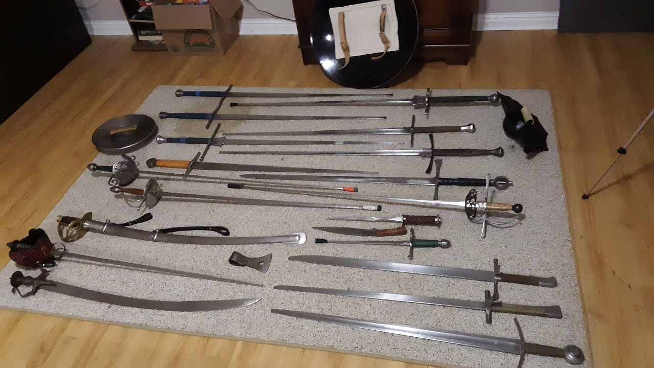My sword collection Part 1 - YouTube