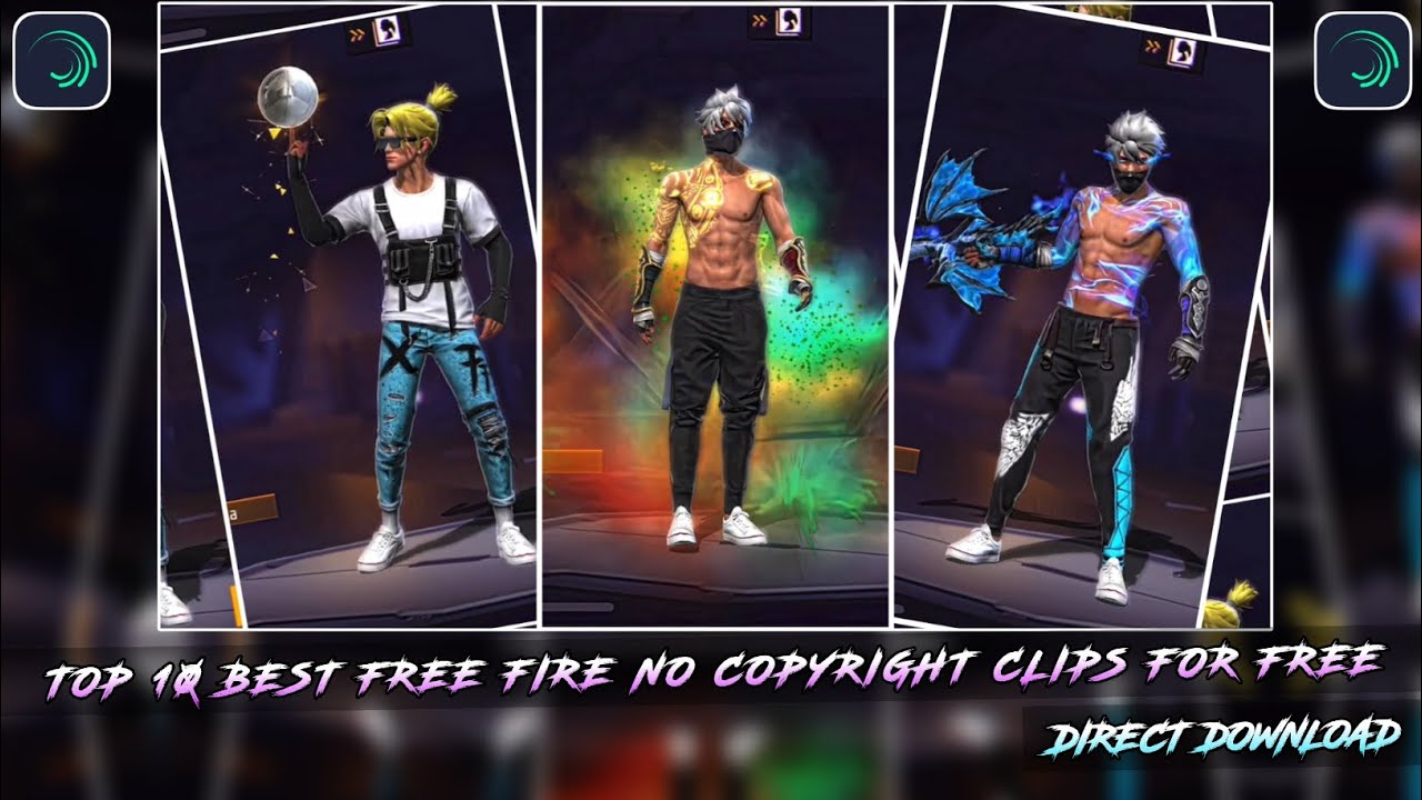 FREE FIRE TOP 10 BEST CLIPS | FREE FIRE NO COPYRIGHT VIDEO CLIPS | FREE ...