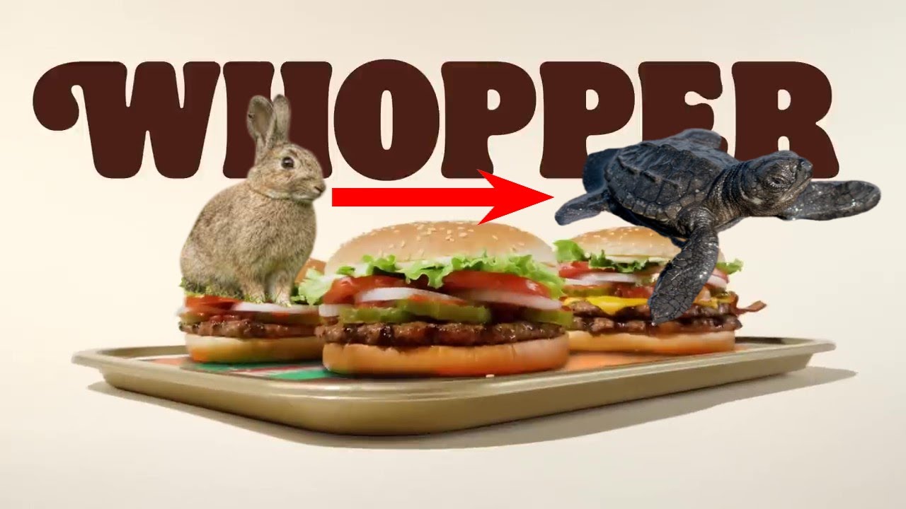 Whopper whopper but every time he says whopper it slows down - YouTube