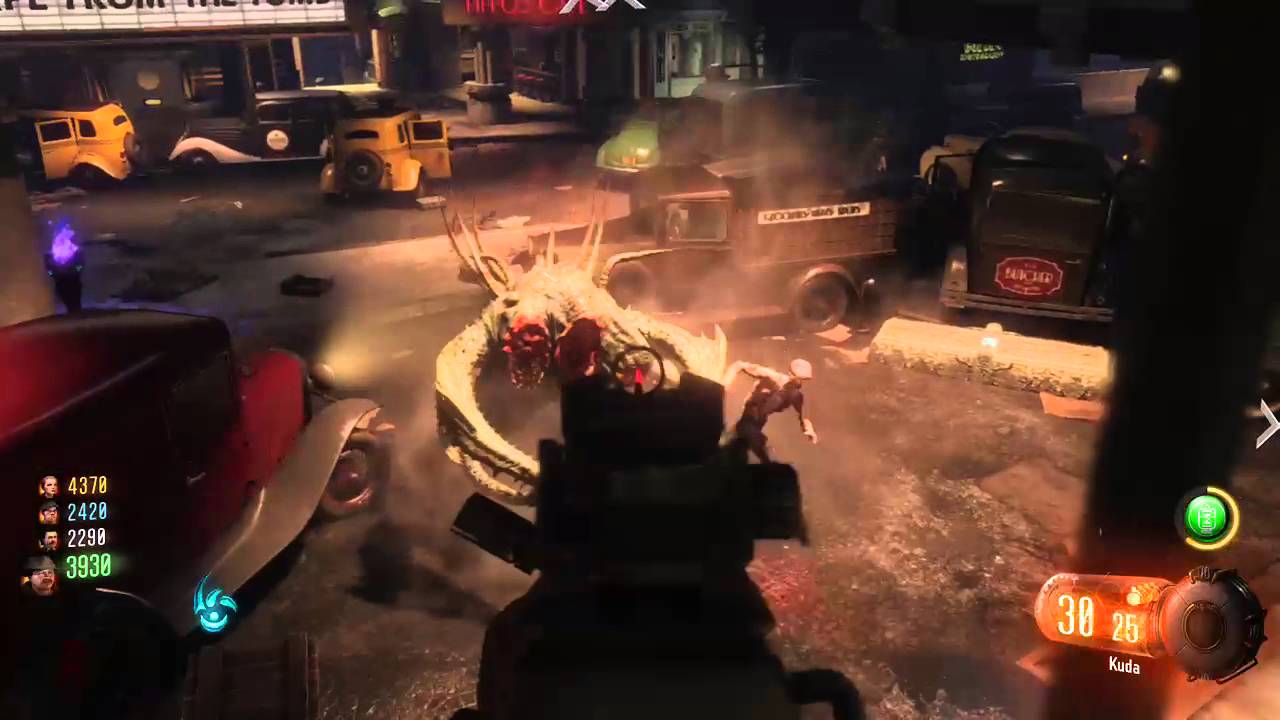 Call of Duty Black Ops III zombies. luckiest margwa kill - YouTube