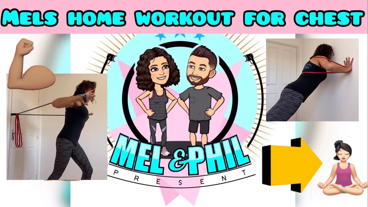 Chest Day Home Workout! Train your Pecs with Mel: Bodyweight, Bands ...