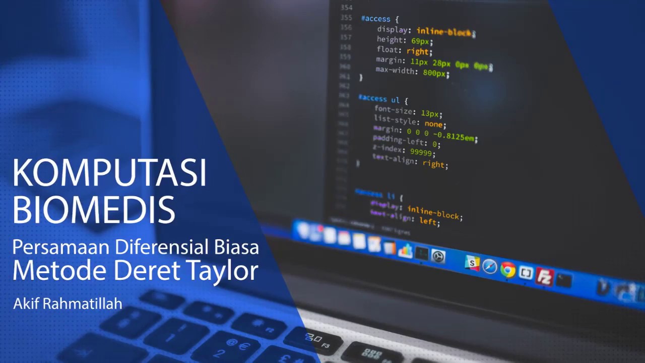 Persamaan Diferensial Metode Deret Taylor - YouTube