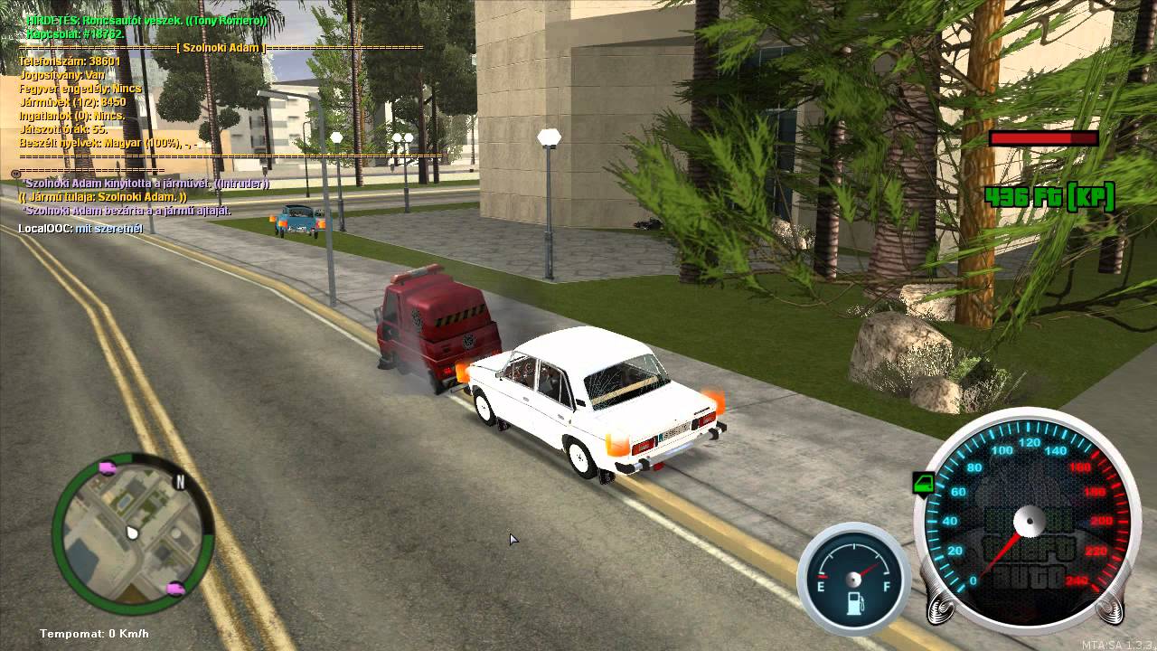 GTA SA Multiplayer a See MTA szerveren #7 - YouTube