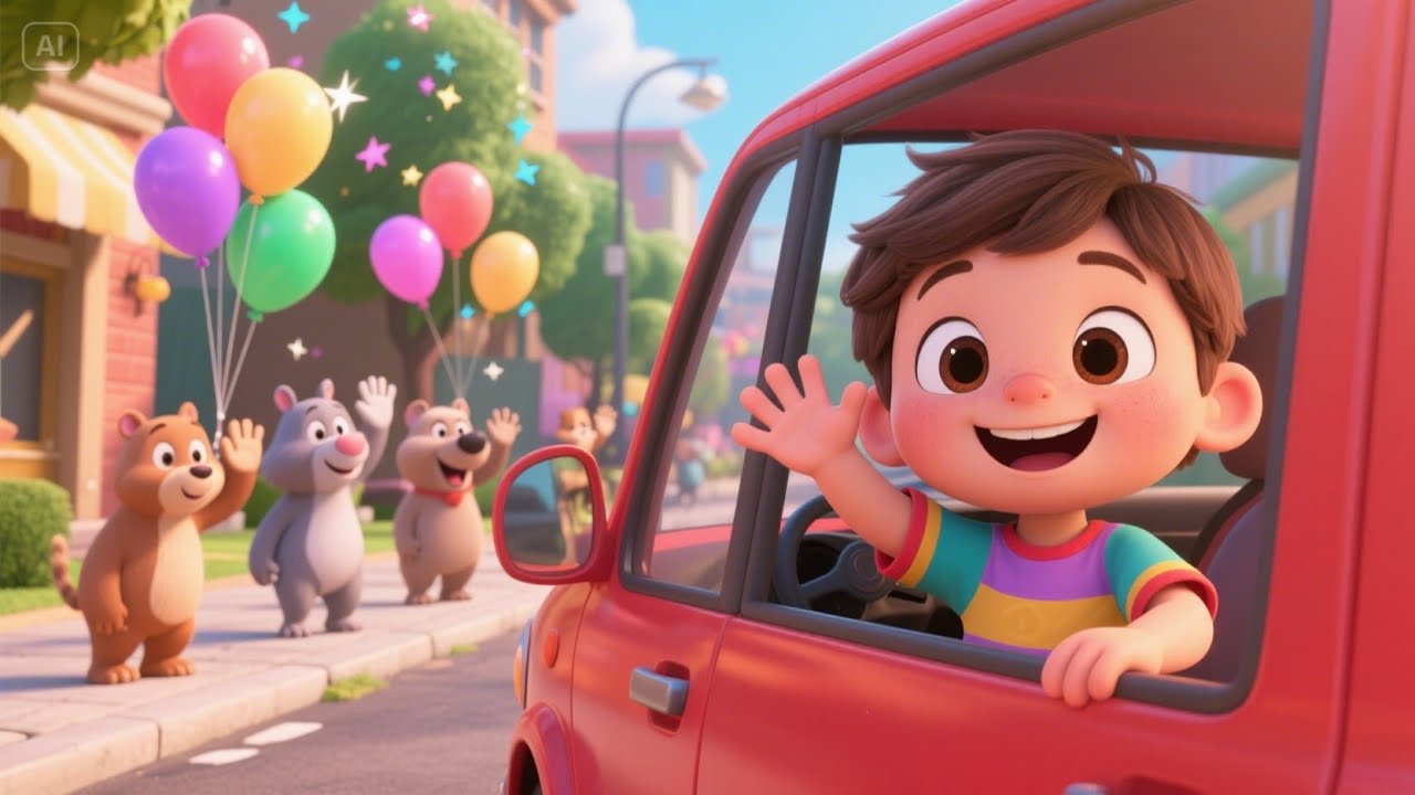 Beep Beep! I’m a Little Red Car | Fun Car Song for Kids | Little Red ...