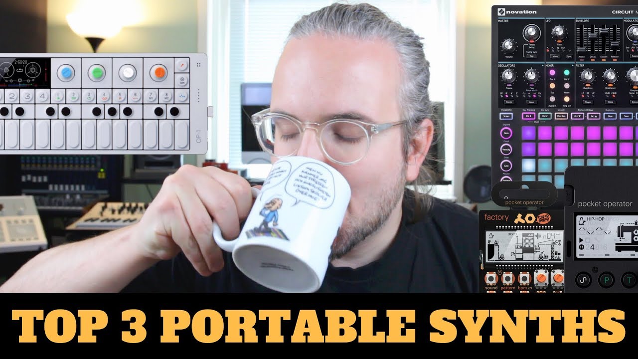 MY TOP 3 PORTABLE SYNTHESIZERS - YouTube