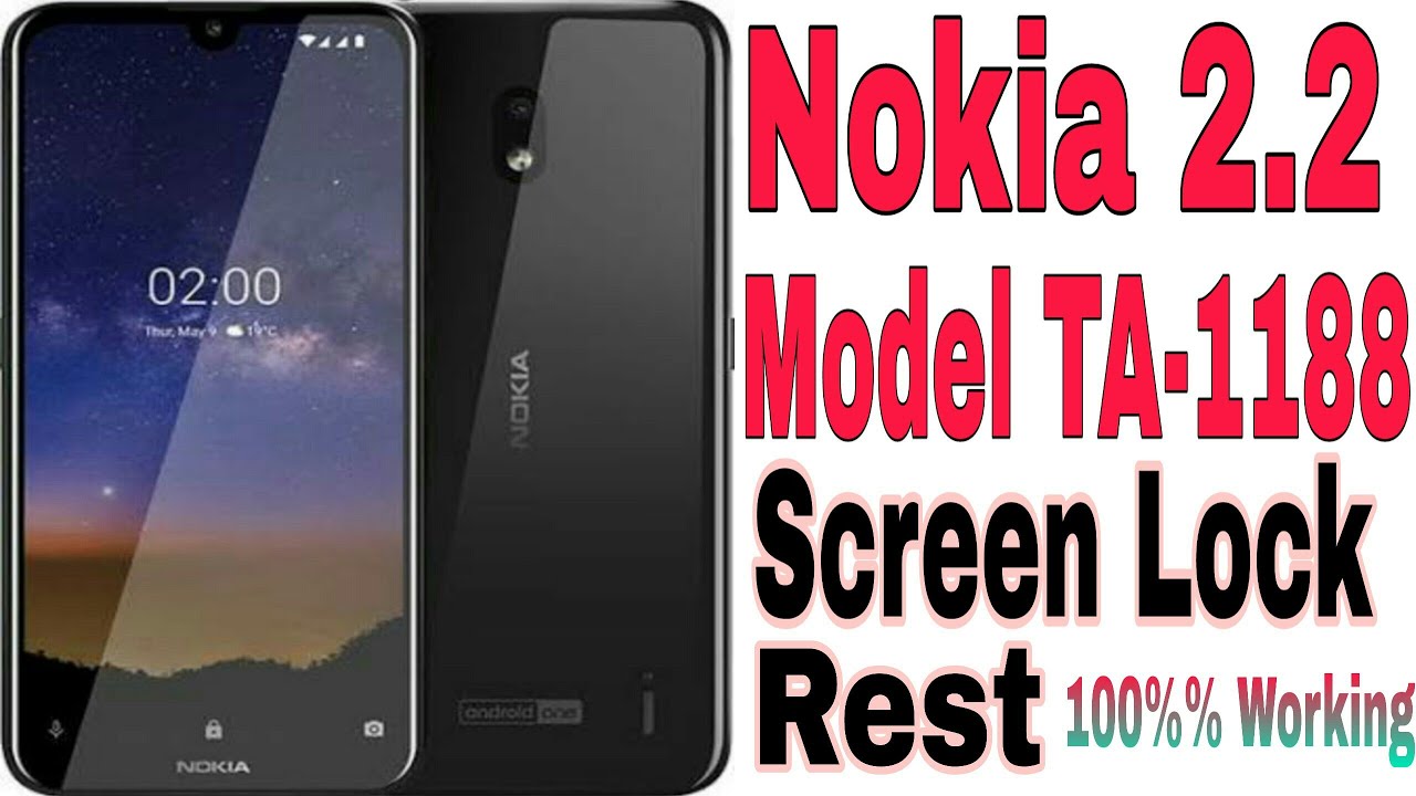 Nokia TA-1188 Nokia 2.2 Screen Lock Reset Via UMT Box Password. PATTERN ...