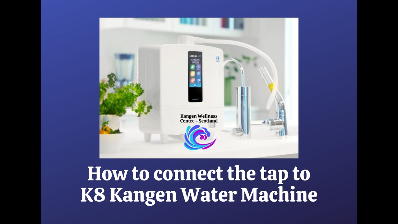 How to connect the tap to K8 Kangen Water Machine - YouTube