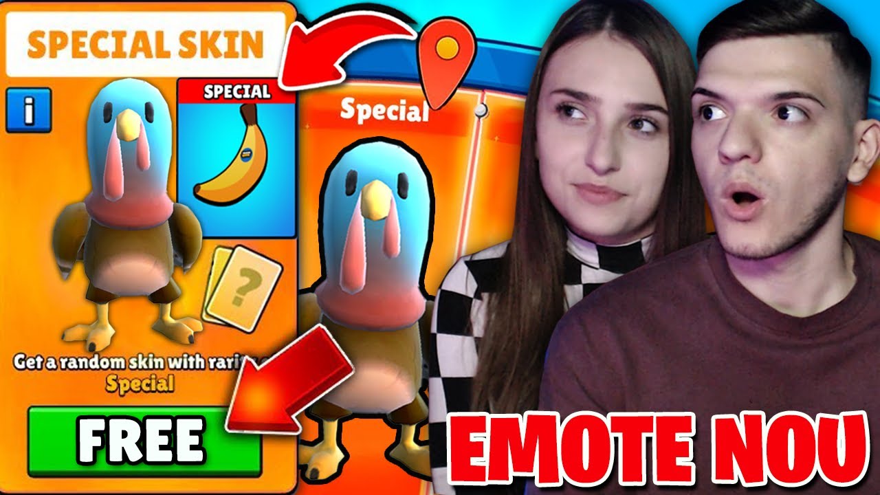 NOUL UPDATE 0.43.1 cu EMOTE SPECIAL si SKIN GRATIS! Stumble Guys - YouTube