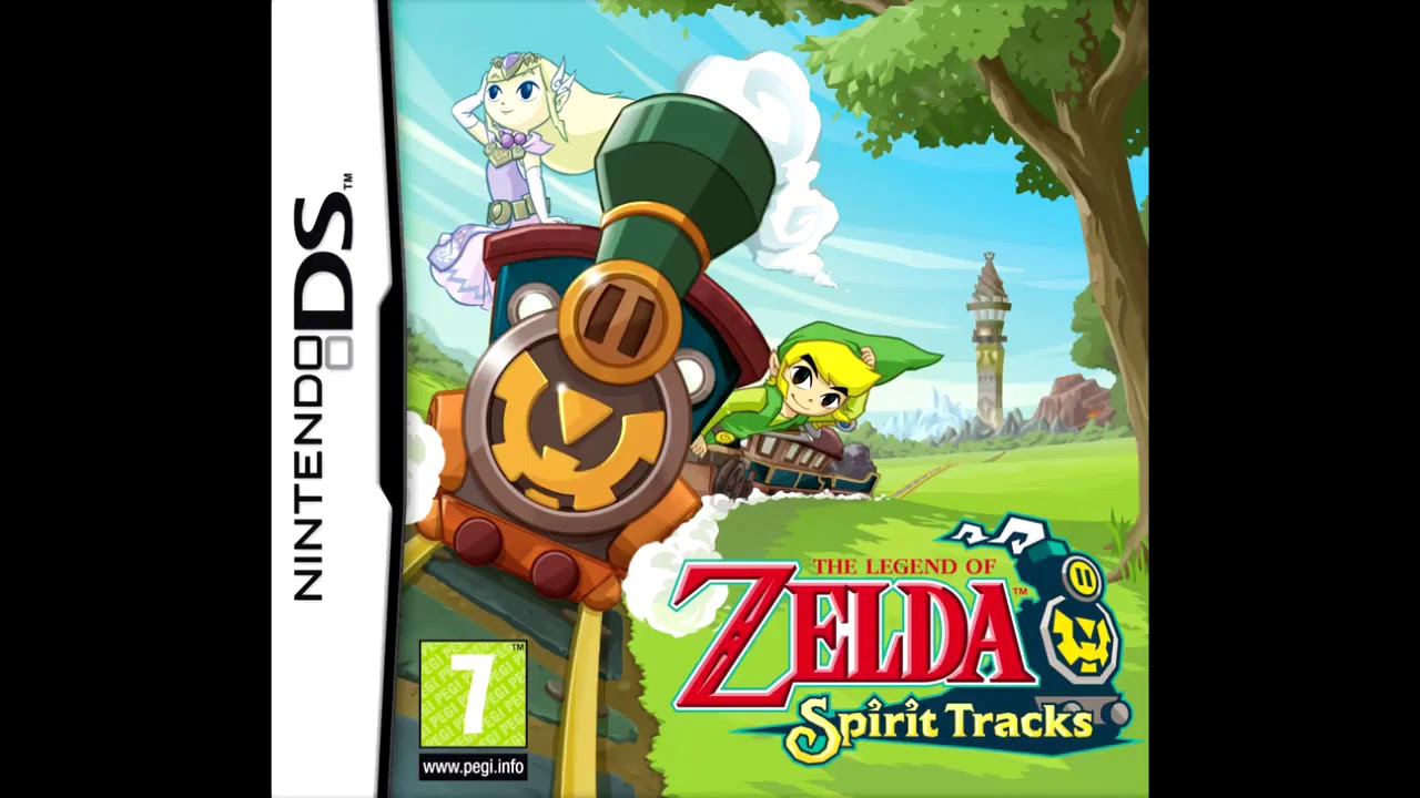 The Legend of Zelda: Spirit Tracks Realm Overworld with Train Sound ...