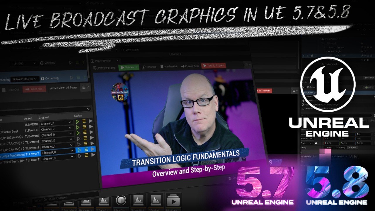 Broadcast Graphics Transition Logic in Unreal Engine | Motion Design ...