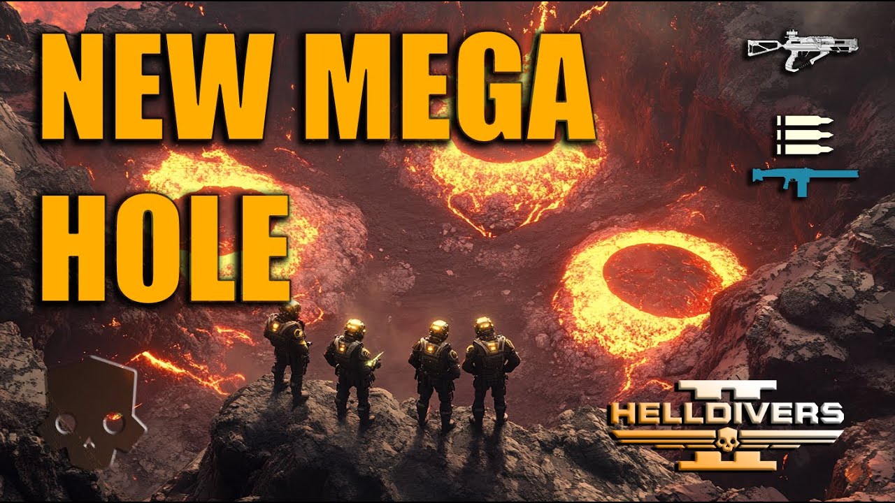 Helldivers 2 // The NEW MEGA HOLE is spawning Titans - Maximum Difficulty, No Death // - YouTube