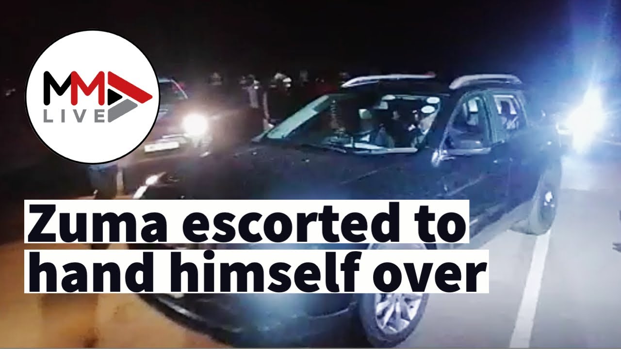 Jacob Zuma leaves Nkandla homestead and 'in police custody' - YouTube