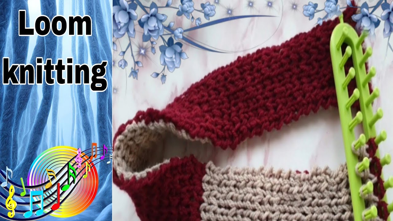 💯👌Loom knitting a Scarf : How to Knit a scarf for beginners - YouTube