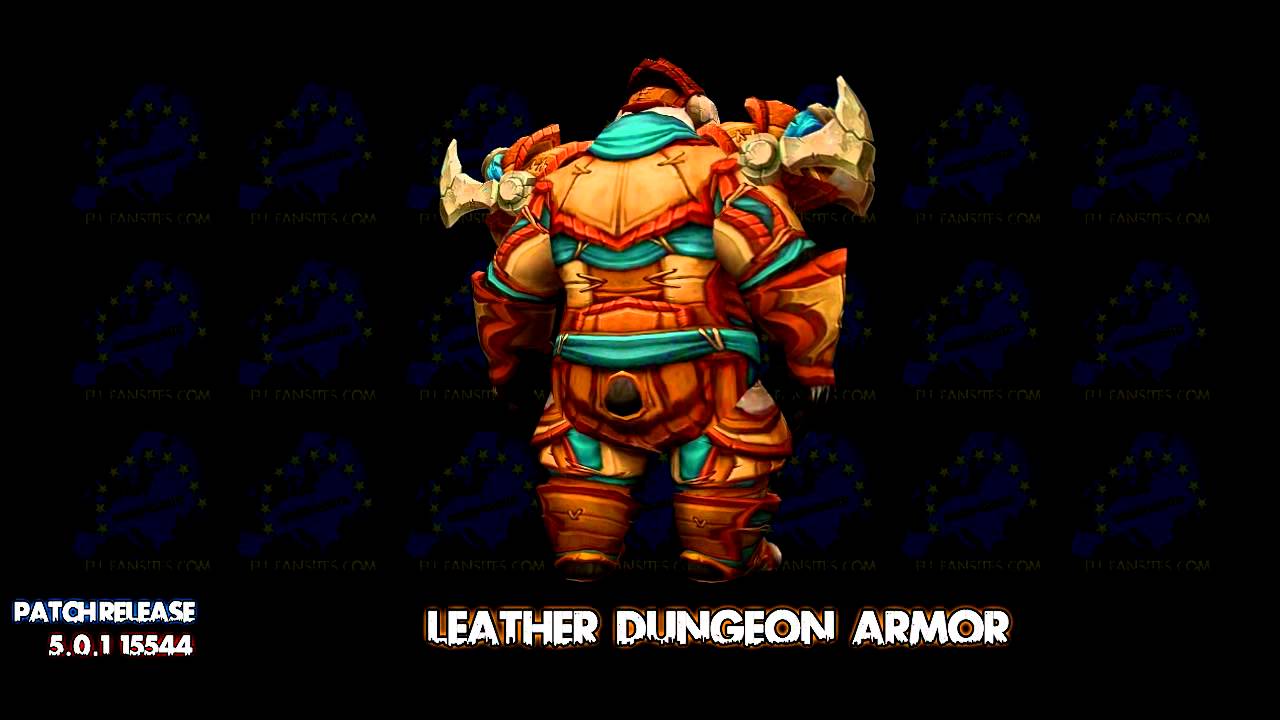 Mists Of Pandaria Leather Dungeon Armor Set - All Races - YouTube