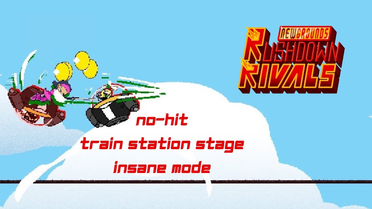 Newgrounds Rushdown Rivals - No-Hit Train Station Stage on Insane Mode ...