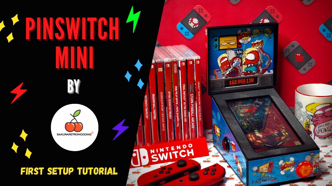 New PinSwitch mini tuto first setup and gameplay - YouTube