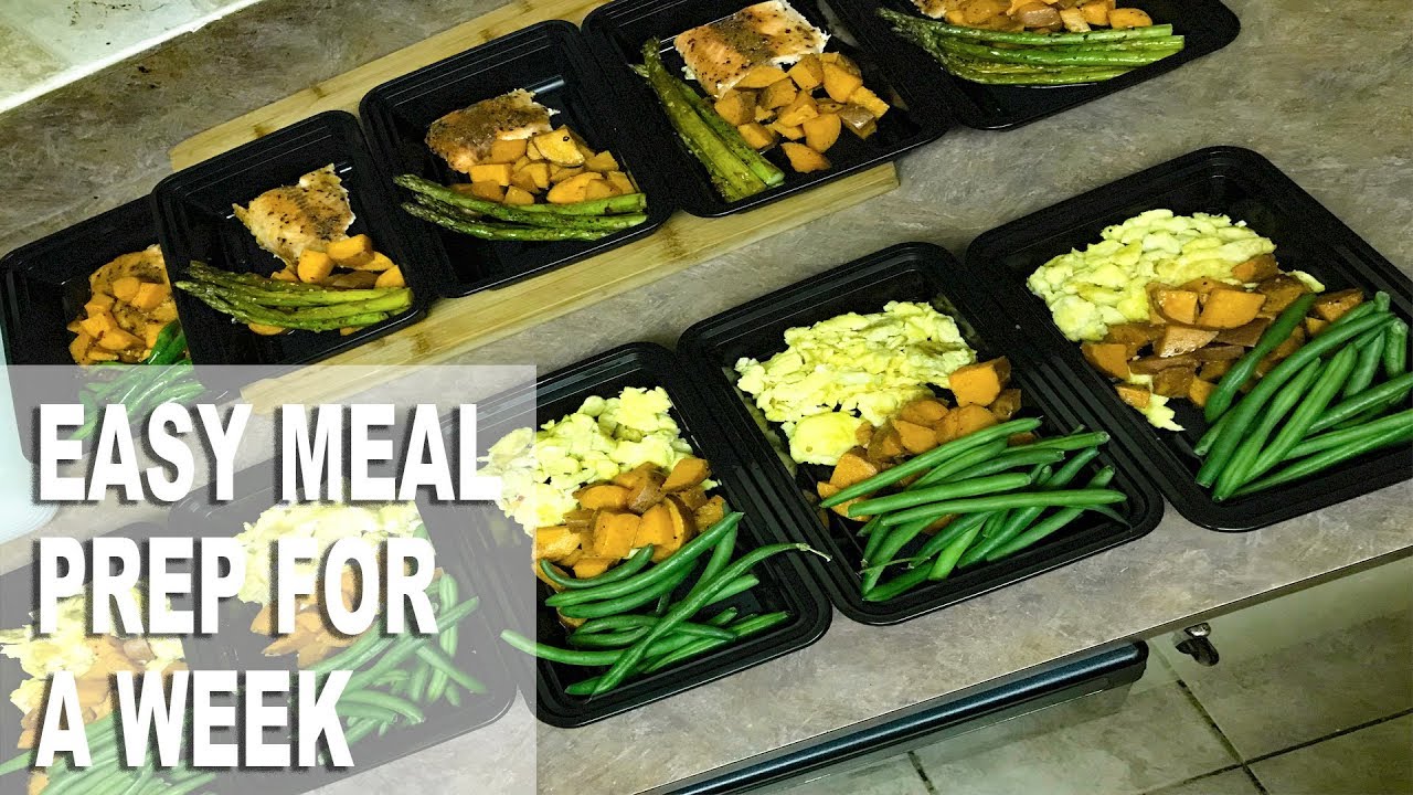 EASY MEAL PREP IDEAS FOR A WEEK - CLEAN EATING - YouTube