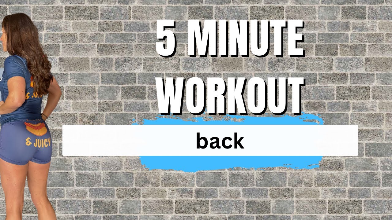 5-Minute Back Strength | Quick and Effective! - YouTube