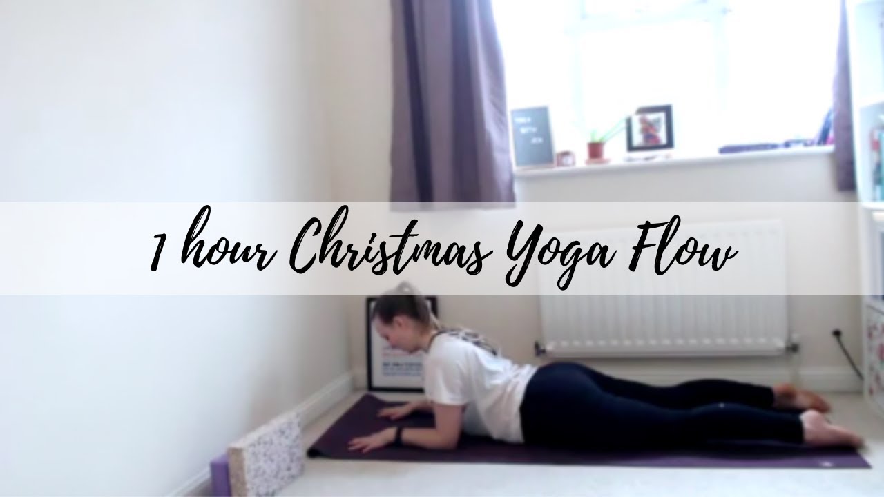 1 hour Christmas Yoga Flow - YouTube