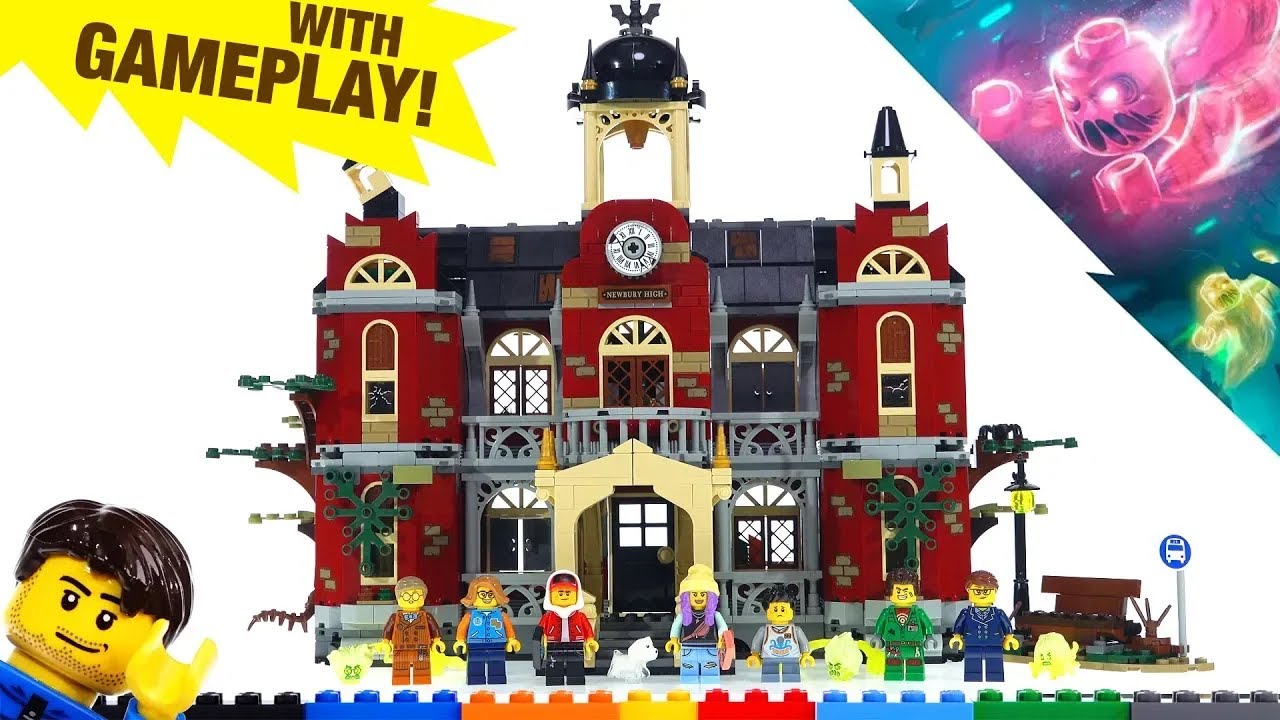 🔄 LEGO Hidden Side 2019 Newbury Haunted High School & app gameplay ...