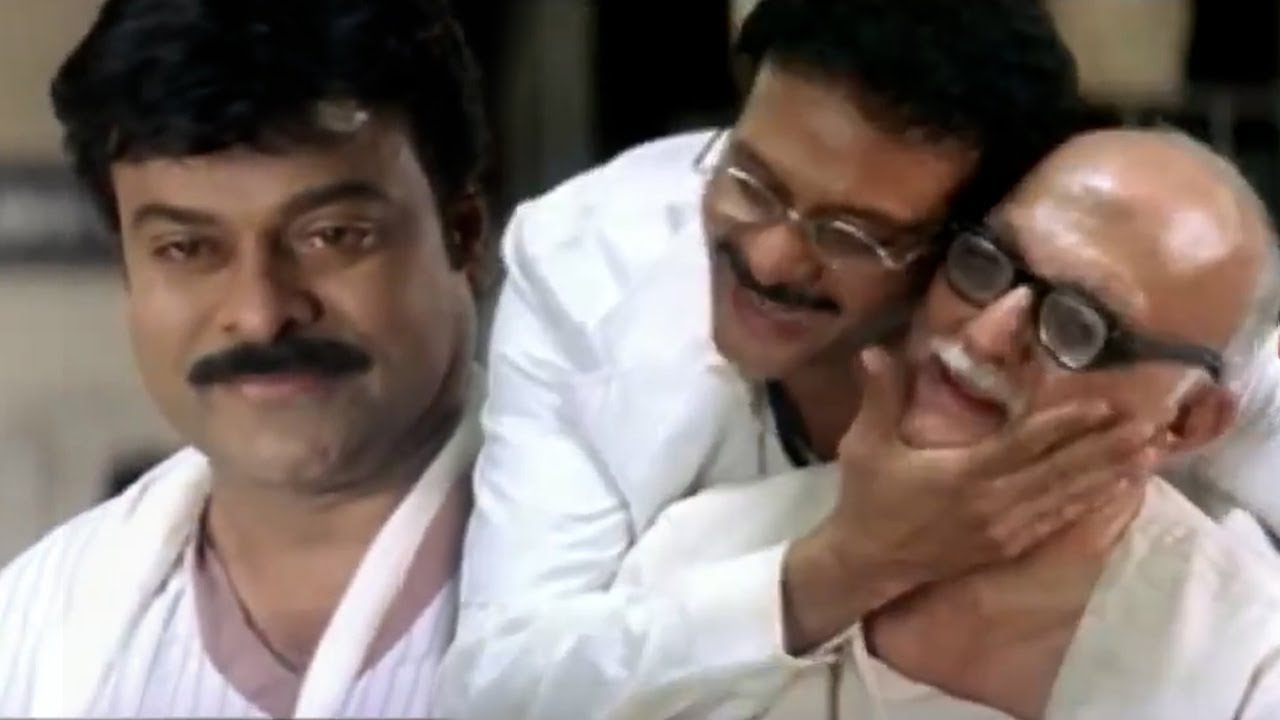 Emotional Scene Between Chiranjeevi & Old man || Shankar Dada MBBS Movie Scenes || Shalimar ...