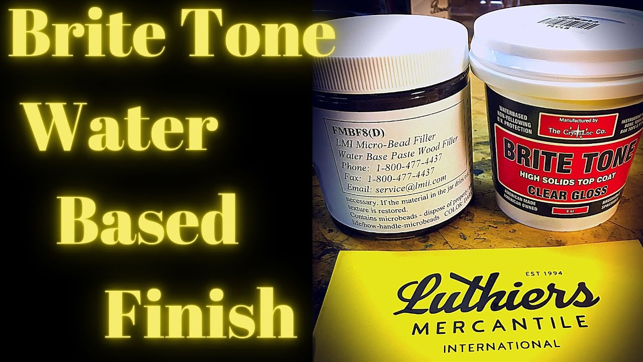 Brite Tone Water based Finish UnBeauXing Beau Hannam Guitars - YouTube
