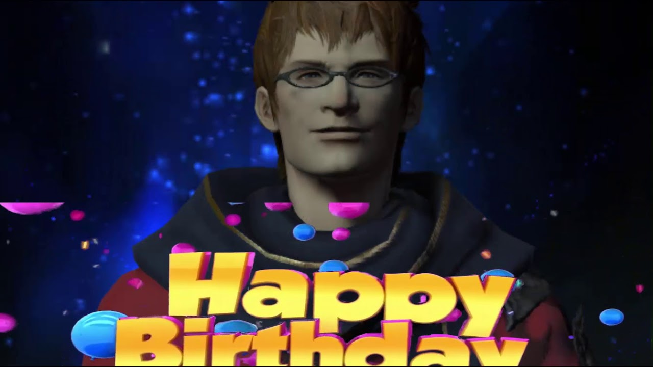 FFXIV Happy Birthday Yoshi P - YouTube