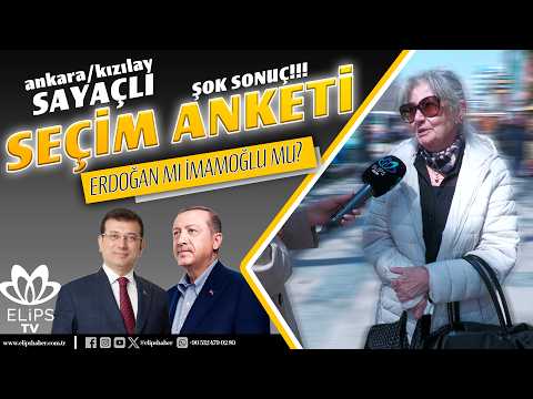 Erken Seçim Anketinde BÜYÜK Fark! Ankara Halkı Tepkili!