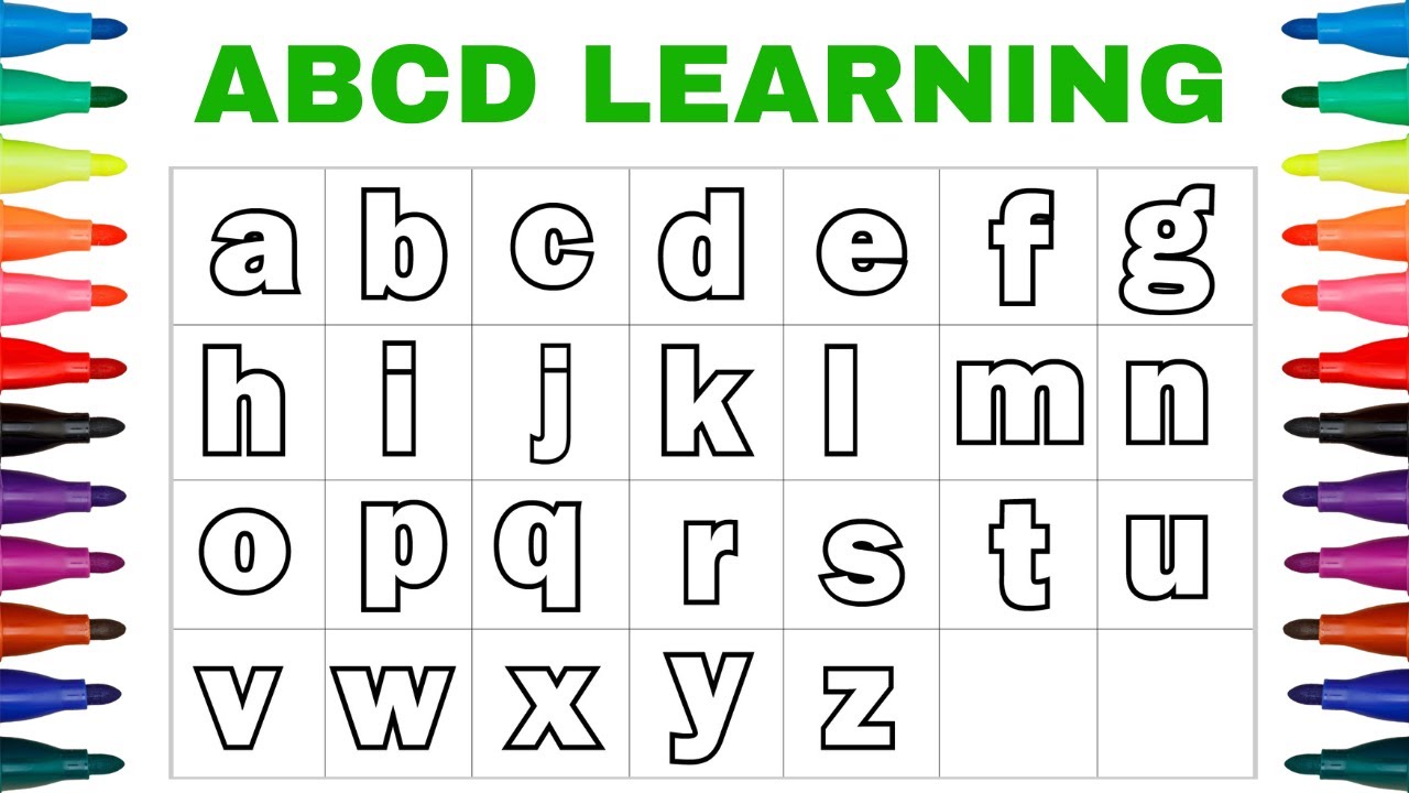 ABCD Learning for Toddlers | Alphabet Sounds & Phonics | बच्चों के लिए ...