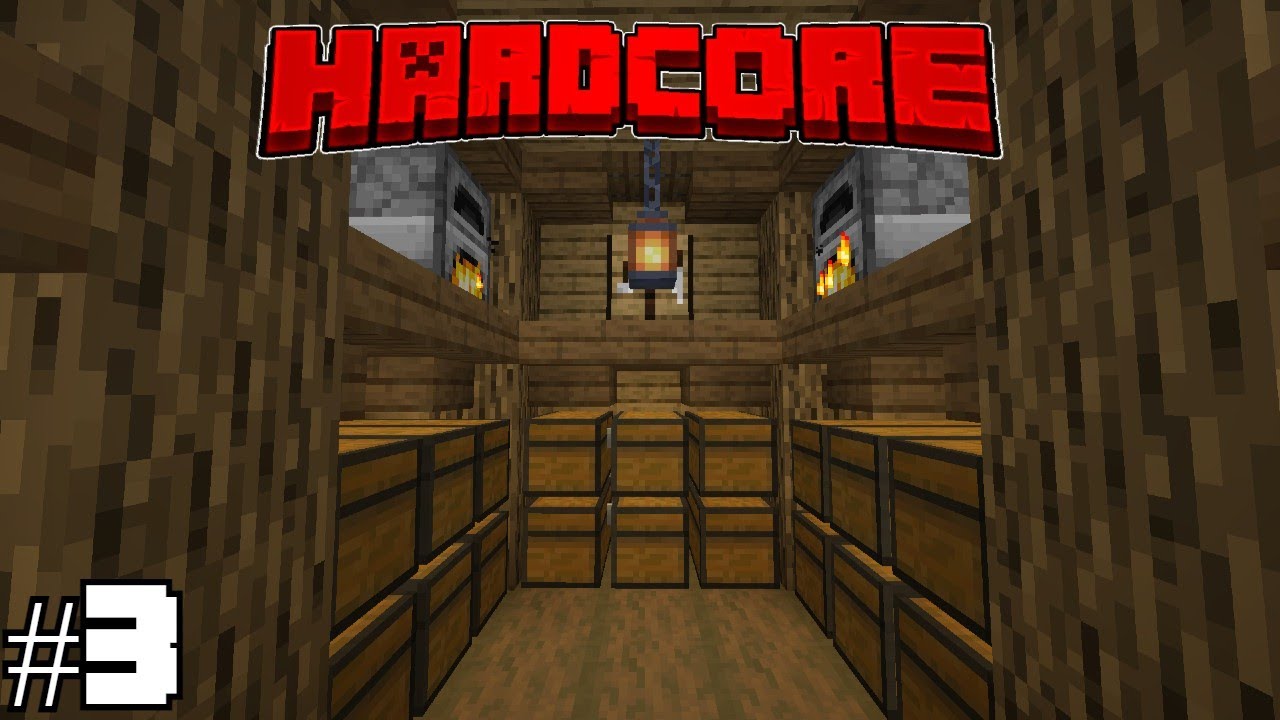 Building A Basement - Minecraft Hardcore S4E3 - YouTube