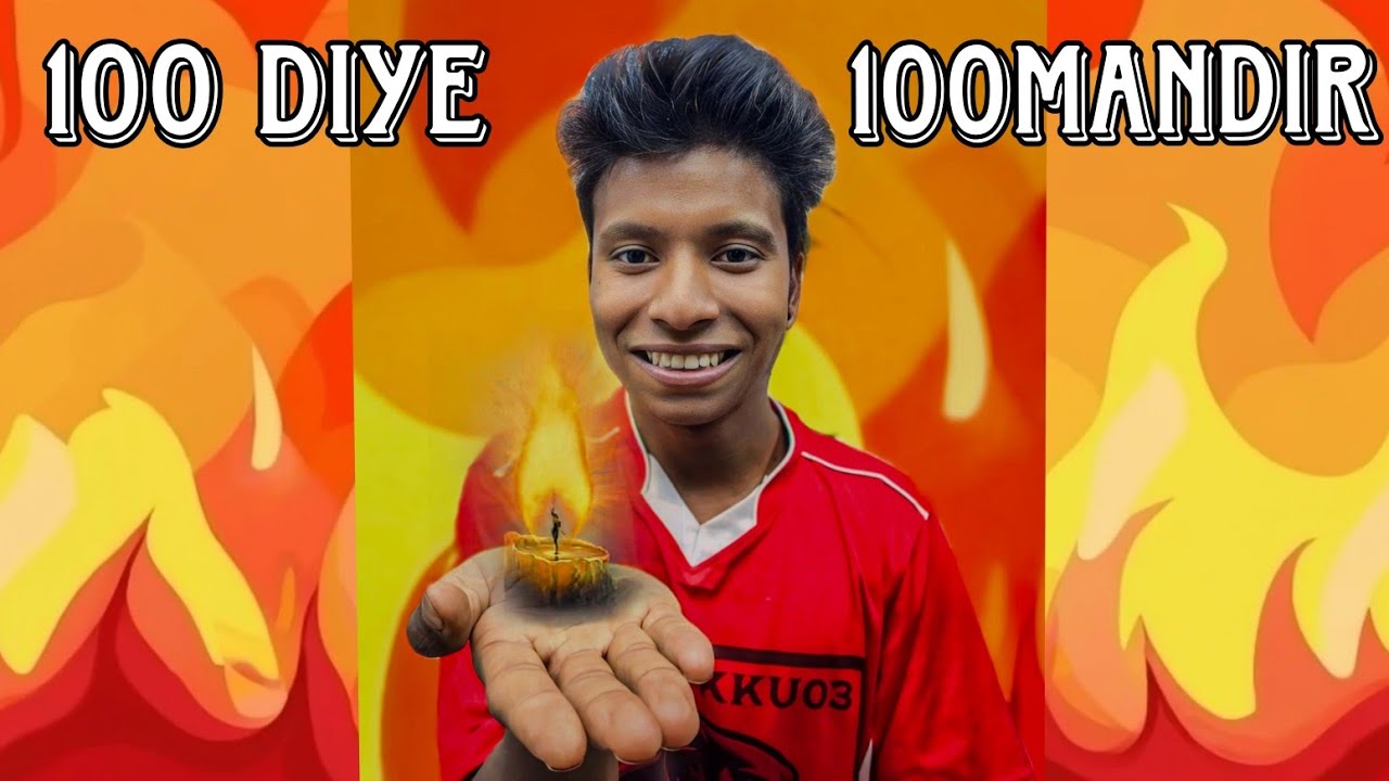 100 diya 100 Mandir... 1k ke special video@MeAnkku03 #youtube # ...