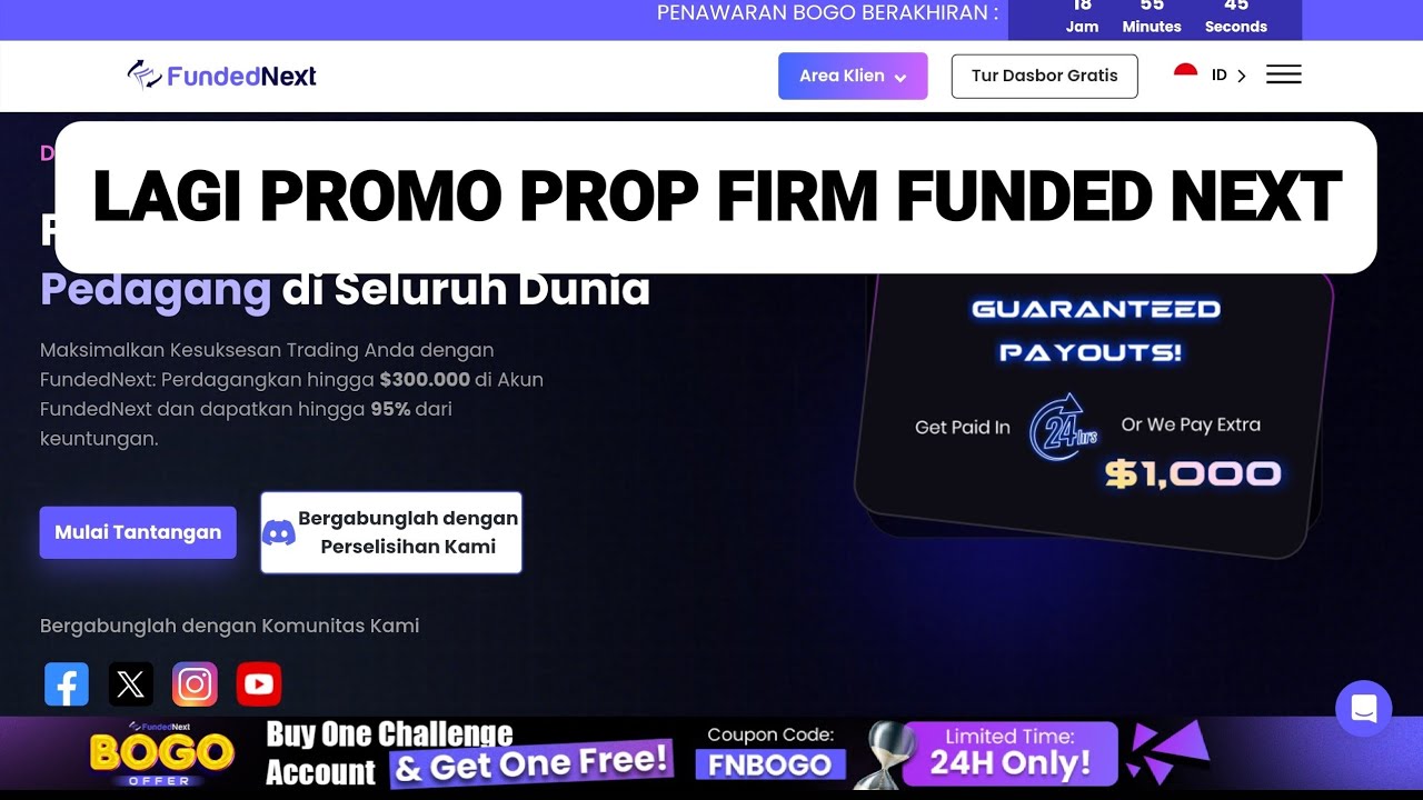 PROMO Prop Firm FundedNext - YouTube