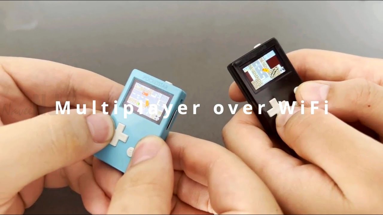 Amazing Keychain-sized Retro Gaming Console | PocketStar - YouTube