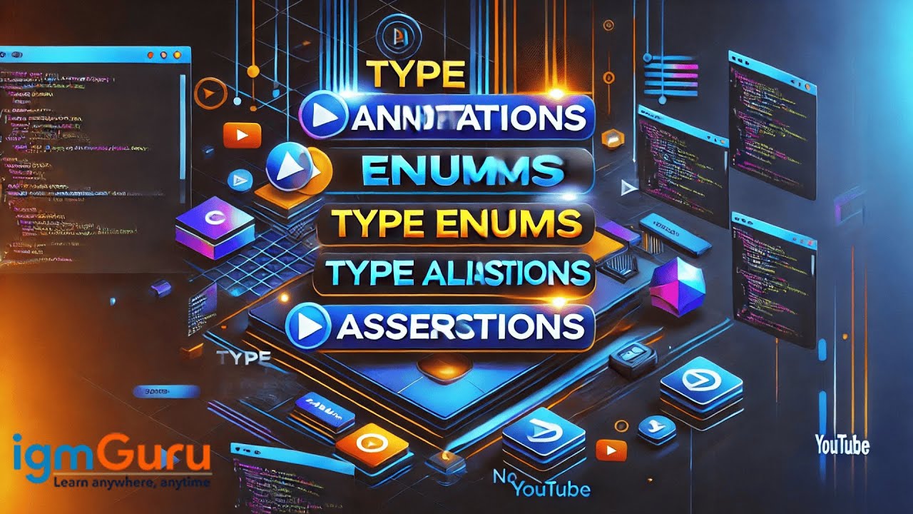 Type Annotations|Enums in TypeScript|Type Aliases|Assertions| React Tutorial [Updated 2025 ...