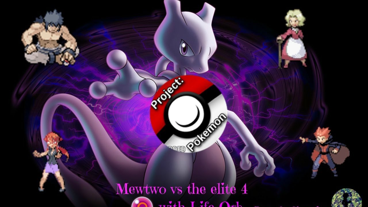 ROBLOX - Project: Pokemon Mewtwo vs Elite four with Life Orb! - YouTube