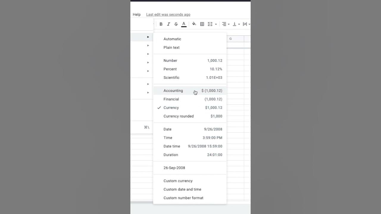 Show Negative Numbers In Parentheses In Google Sheets YouTube show-negative-numbers-in-parentheses-in-google-sheets-youtube