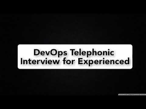 Devops telephonic interview for experienced | Devops AWS - YouTube
