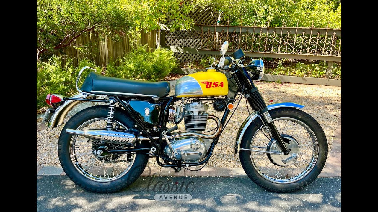 1969 BSA B44 Victor Special - YouTube