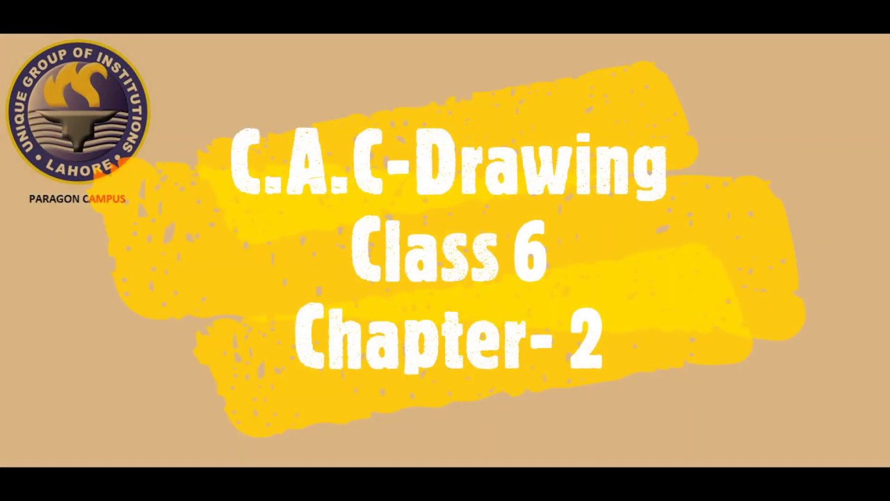 C.A.C - Drawing - Class 6 - Chap-2 (SQs) - YouTube