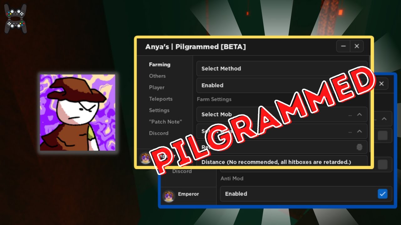 PILGRAMMED SCRIPT AUTO FRAM | SEMI GOD MODE| AUTO MINE ORE | INVIS ...