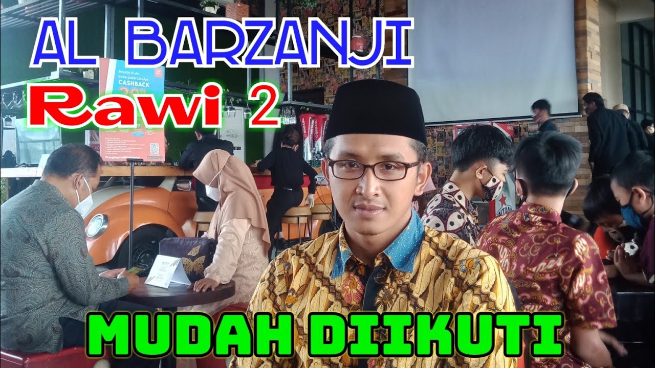 Albarzanji Rawi 2 dan teks versi nada rost - YouTube