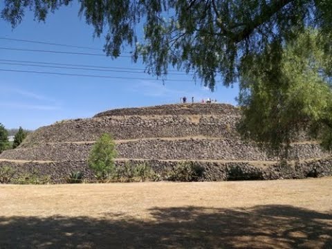 Mexico, Mexico City Cuicuilco Pyramid Archaeological Site - YouTube