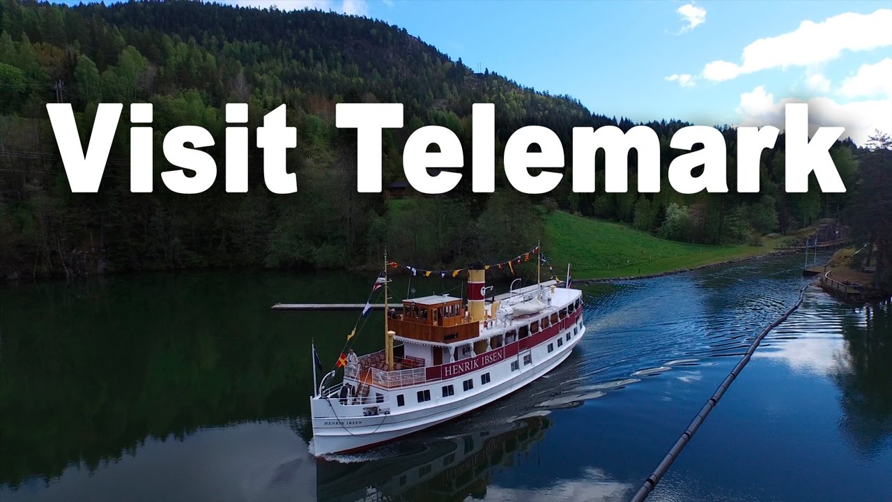 Visit Telemark Canal Norway. Drone filming of MS Henrik Ibsen - Census ...