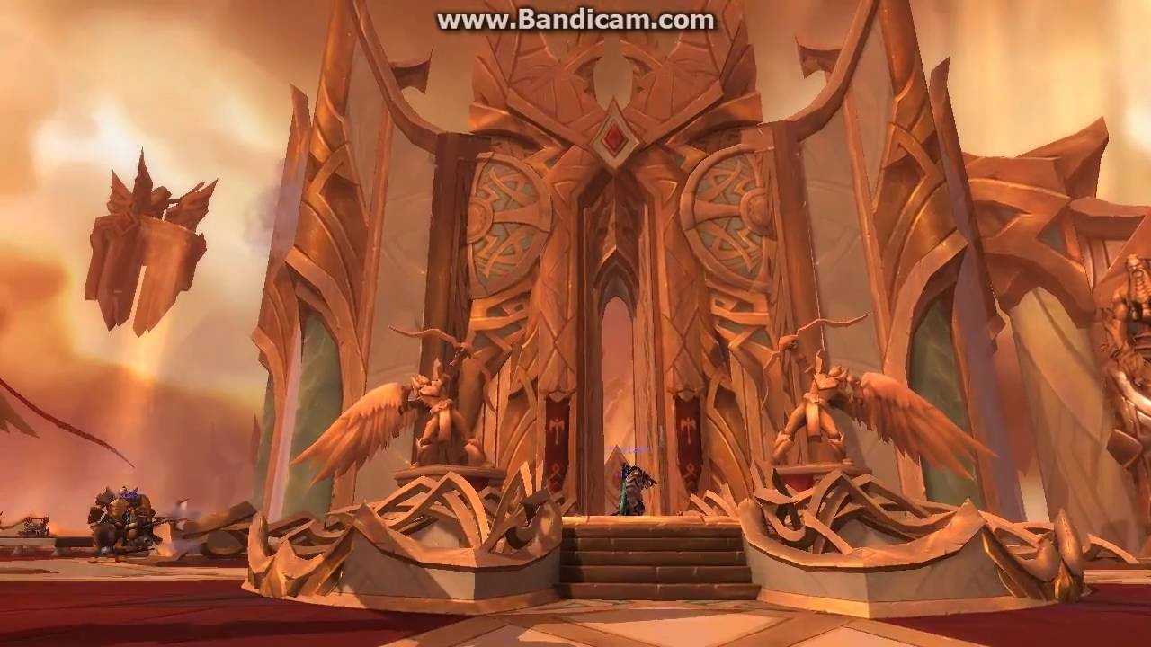 Warrior Class Hall Tour (SKYHOLD) - WoW Legion - YouTube