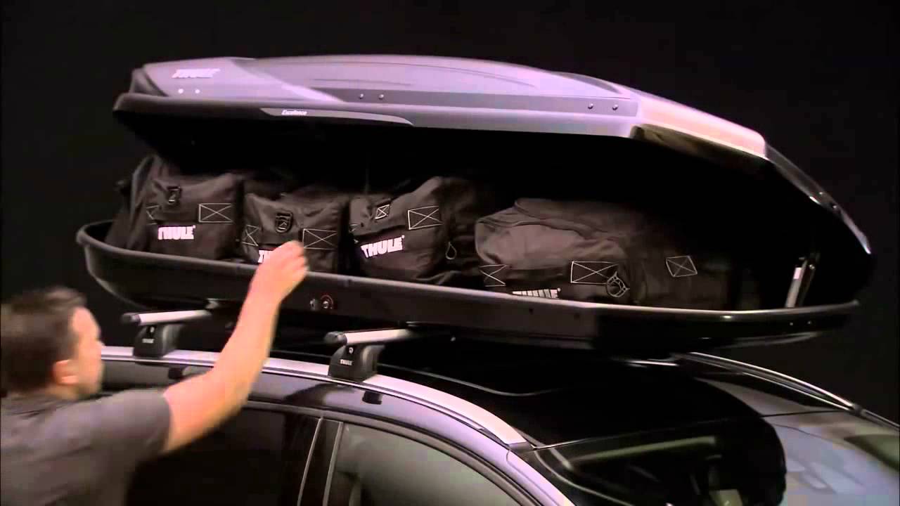 Dakkoffer Thule Excellence - Thule Boxter montage handleiding - YouTube