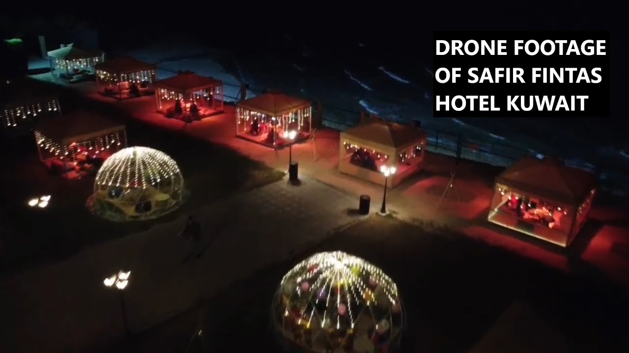 Drone footage of Safir fintas hotel kuwait | Kashta at garden - YouTube