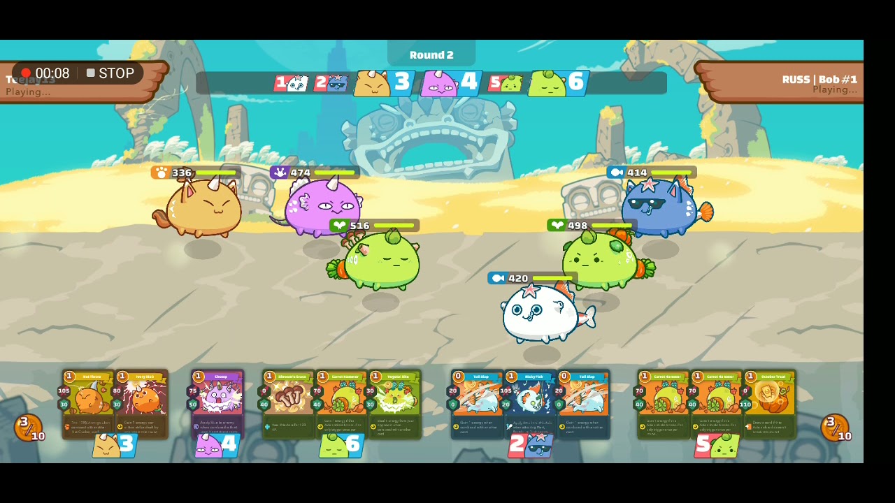RBP - 6 energy gain combo. (axie infinity) - YouTube
